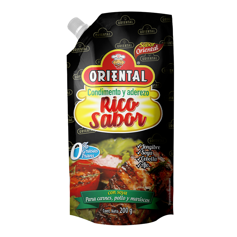 Rico Sabor condimento y aderezo - Grupo Oriental