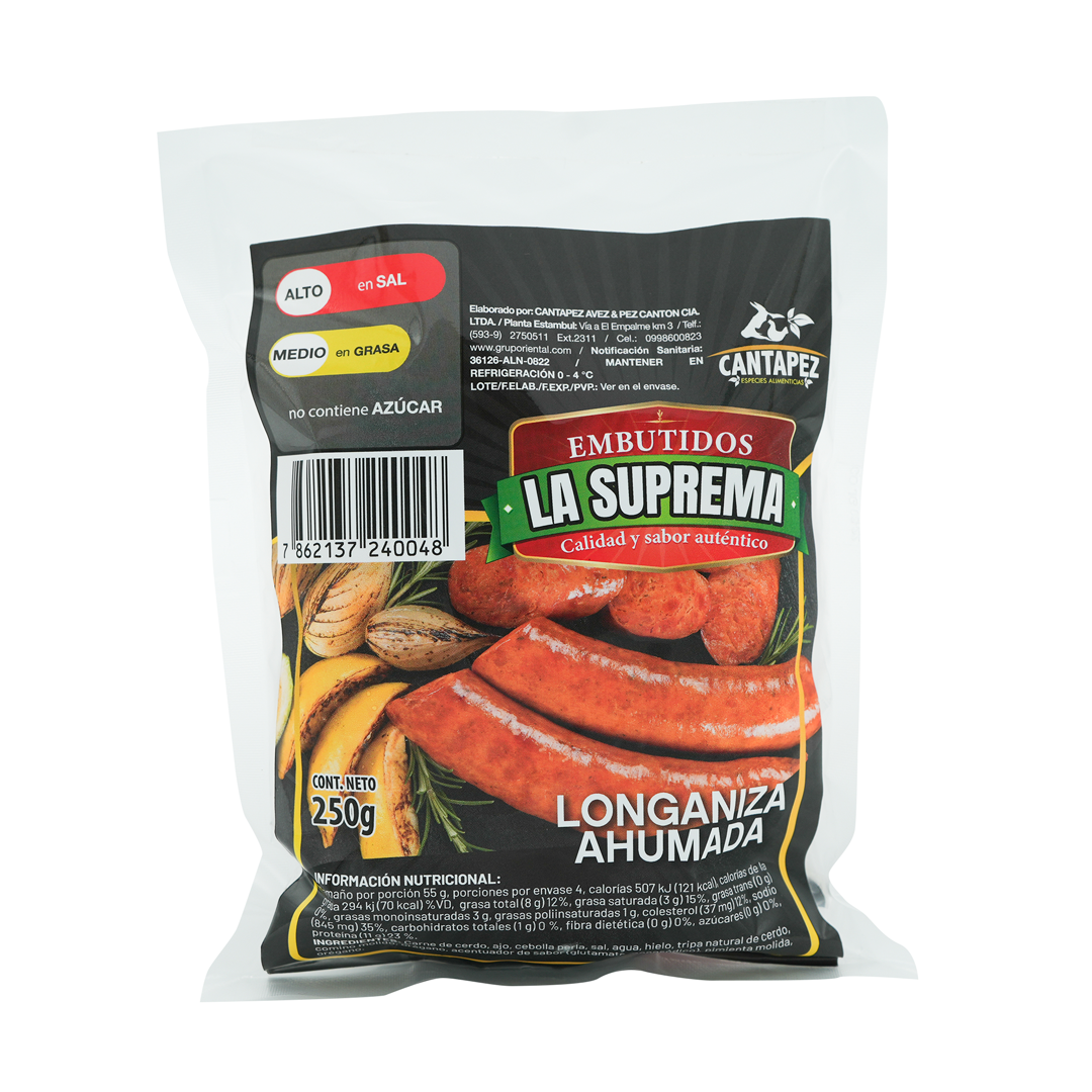 Longaniza ahumada - Grupo Oriental